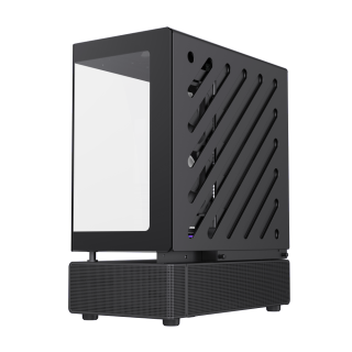 Gamemax N80 BK Gaming PC Case-270° FULL VIEW TEMPERED GLASS DESIGN