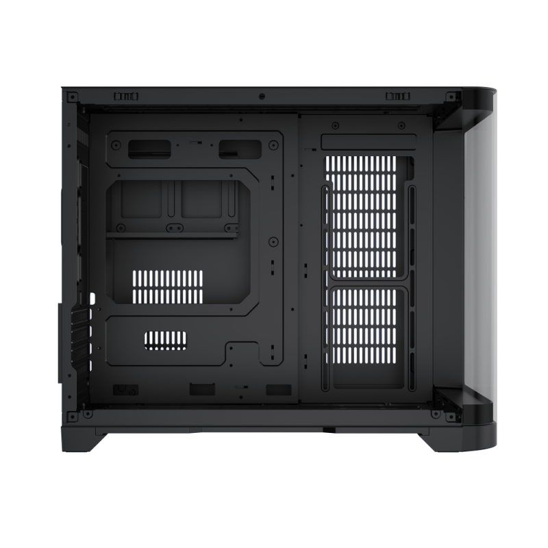 HYPE Curved Glass Micro ATX PC Case with ARGB Cooling Fans