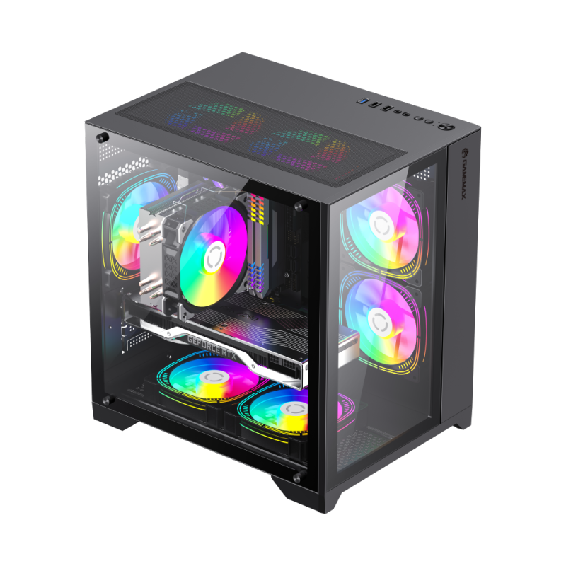 Infinity Mini micro atx gaming pc case with cooling argb fans | Best ...